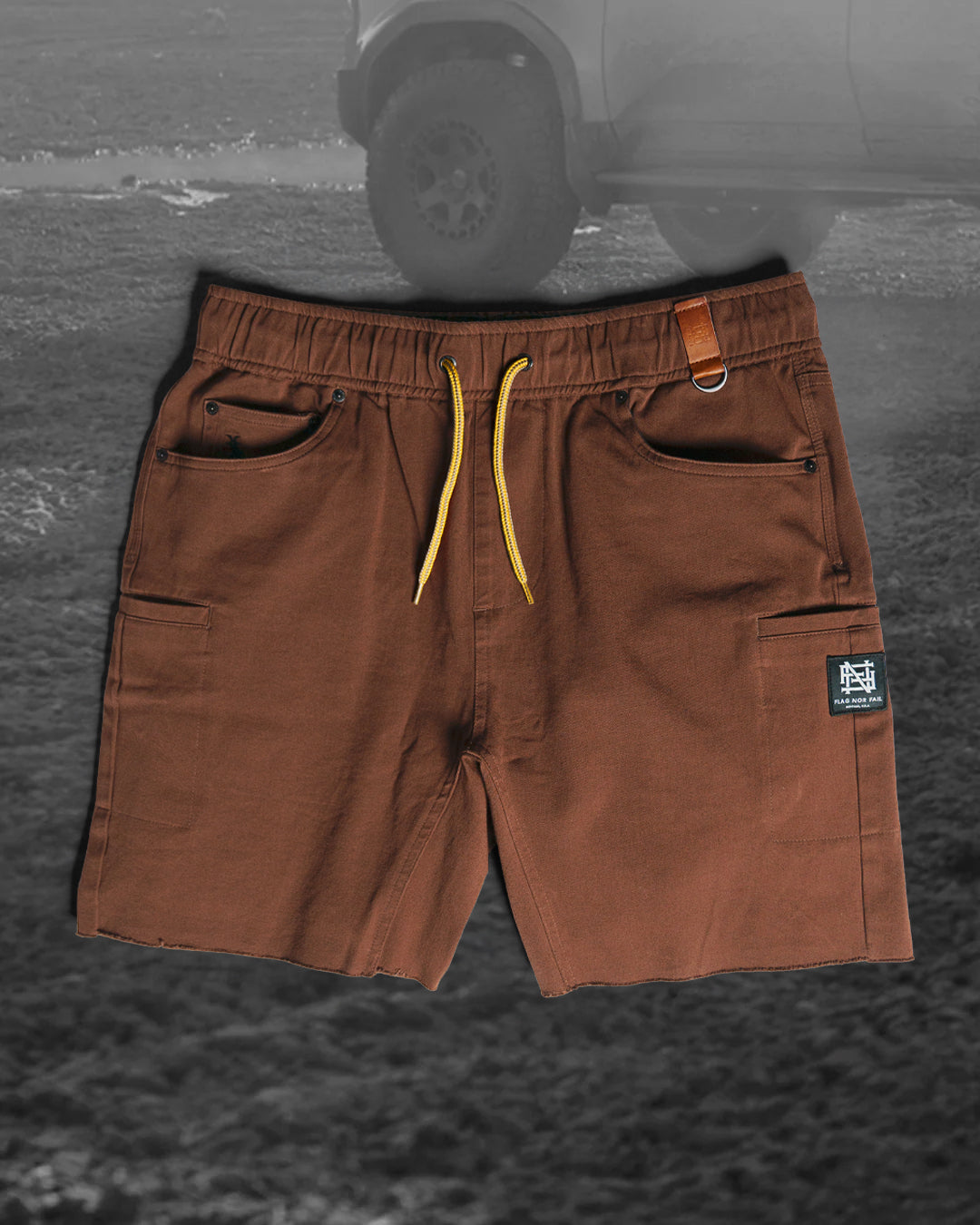 GOAT SHORTS - CHOCOLATE – FLAG NOR FAIL