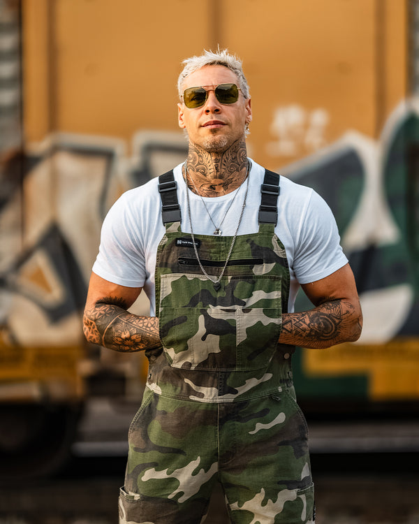 FOREVER OVERALLS - CAMO – FLAG NOR FAIL